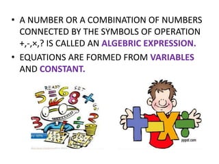 Algebric expressions and identity | PPTX
