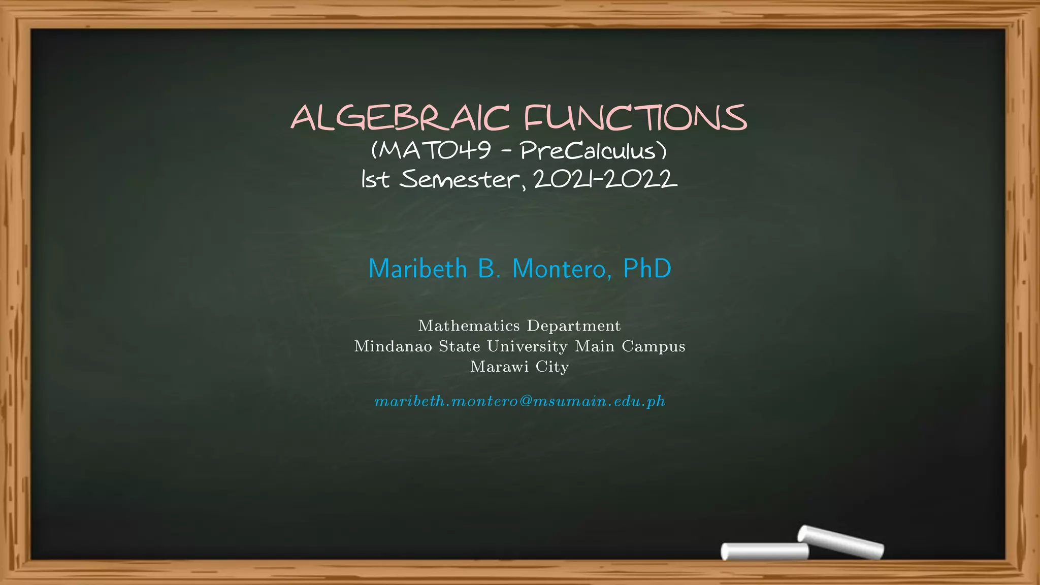 Algebric Functions.pdf