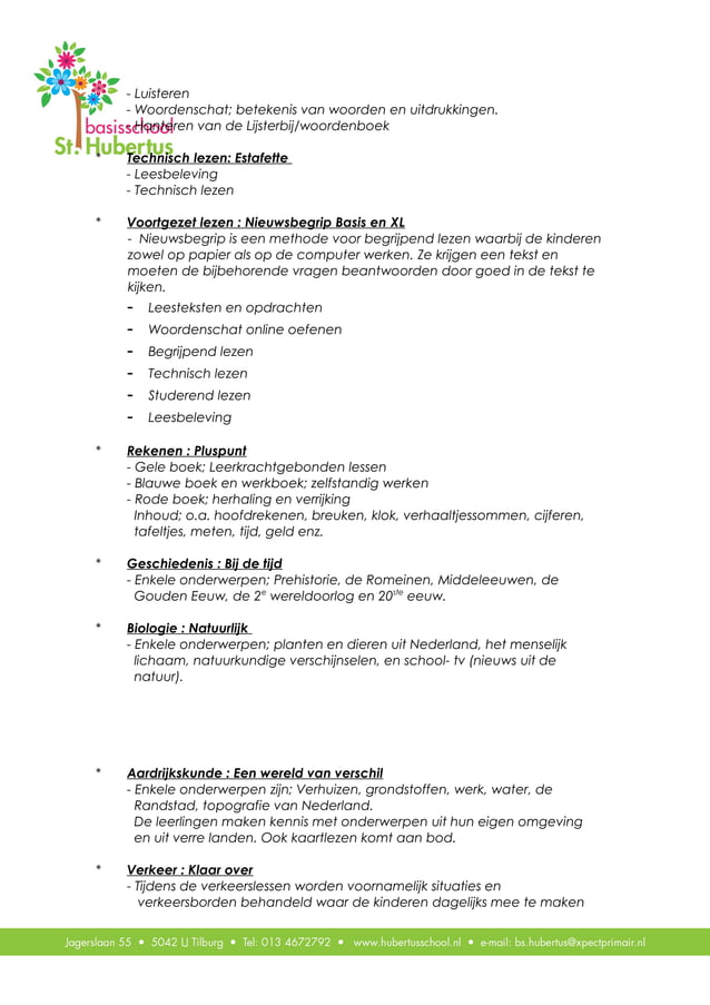 Algemene informatie 2013 2014 | PDF