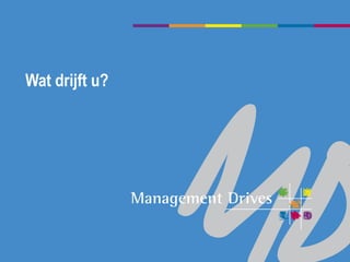 Presentatie Management Drives | PPT