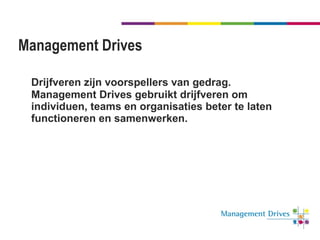 Algemene Presentatie Management Drives | PPT