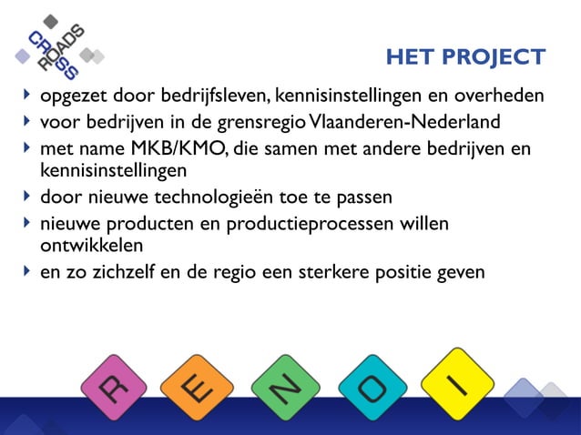 Algemene presentatie Crossroads Project | PPT