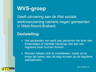 Algemene Presentatie WVS-groep | PPT