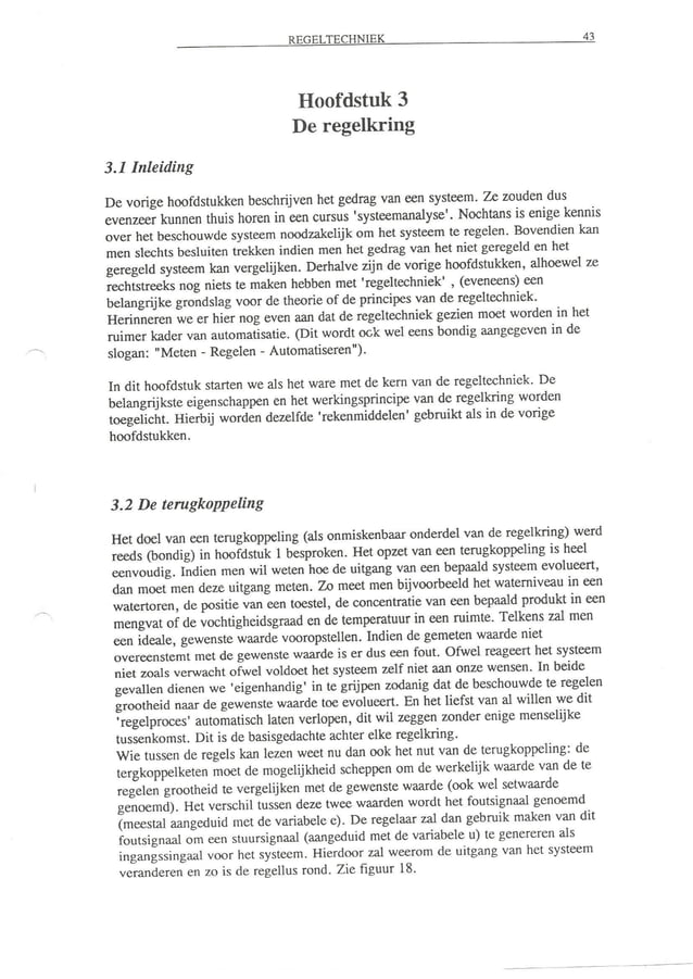 Algemene regeltechniek | PDF