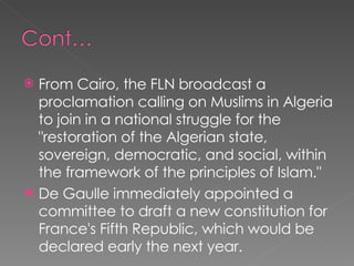 Algerian Civil War | PPT