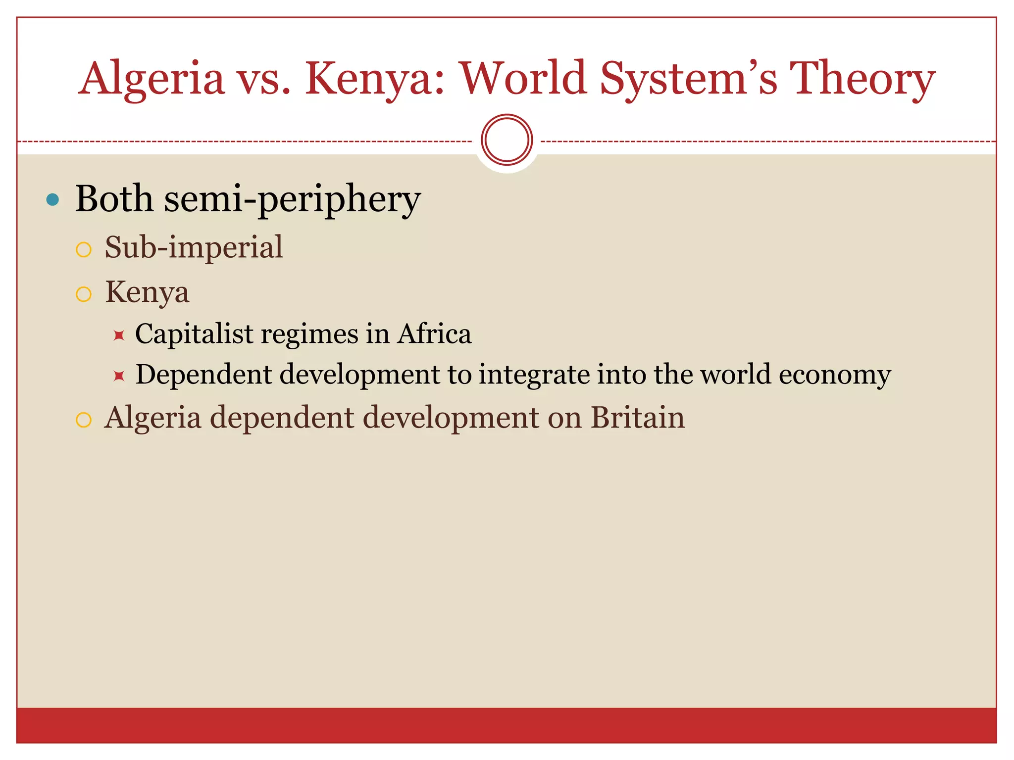 Algeria vs. Kenya - Decolonization | PPTX