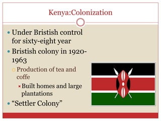 Algeria vs. Kenya - Decolonization | PPT