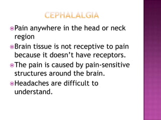 Algesia & plegia | PPTX