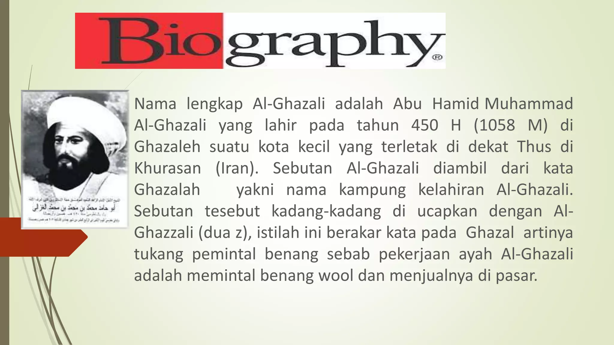 Alghazali | PPTX