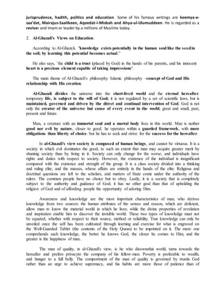 ghazalis philosophy of education | DOCX