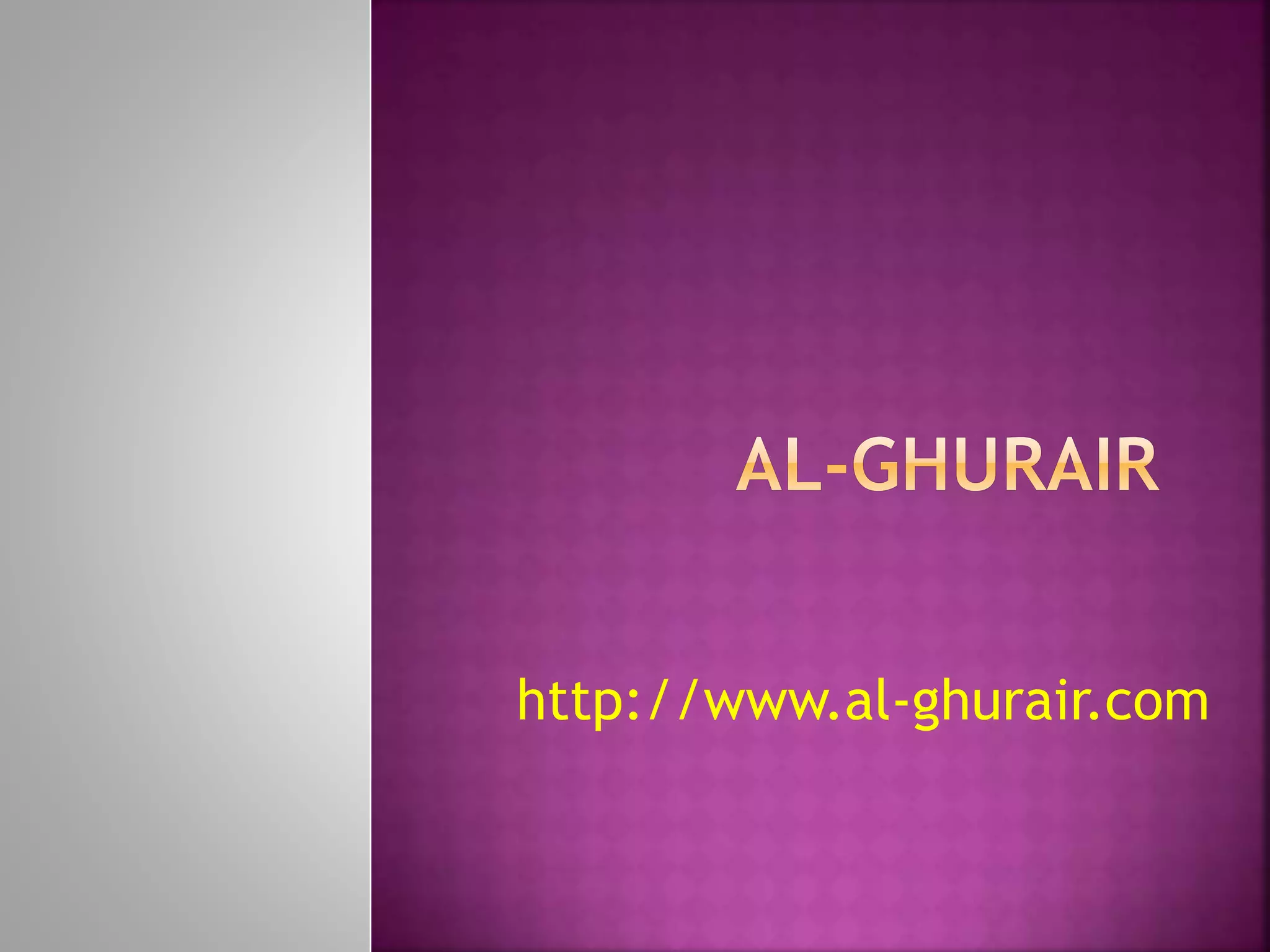Al ghurair | PPTX