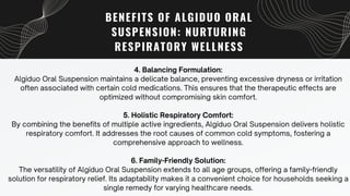 Algiduo Oral Suspension: Breathe Freely, Live Comfortably.pdf | Free ...