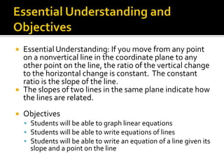 Alg II 2-3 and 2-4 Linear Functions | PPT