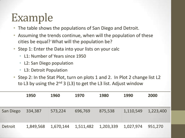 Alg ii3 1-solvingsystemsusingtablesgraphs | PPT