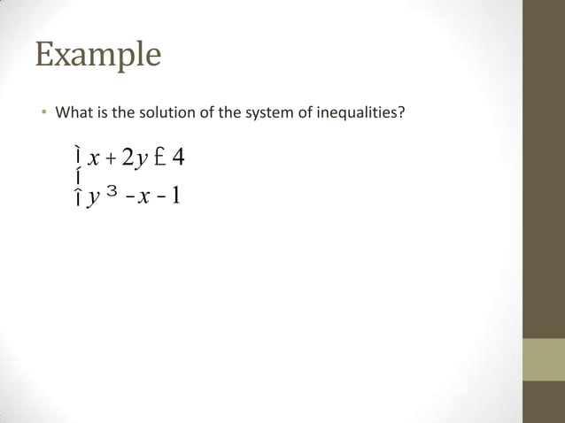 Alg II Unit 3-3-systemsinequalities | PPT