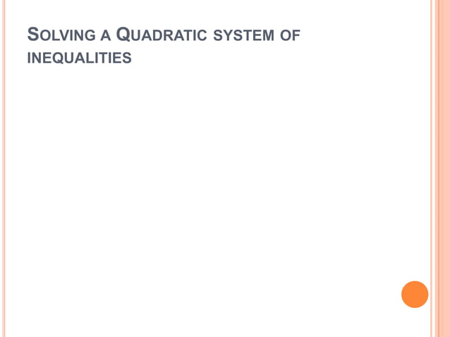 Alg II Unit 4-9 Solving Quadratic Systems | PPT