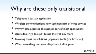 Is the Browser a Transitional Technology? | PPT
