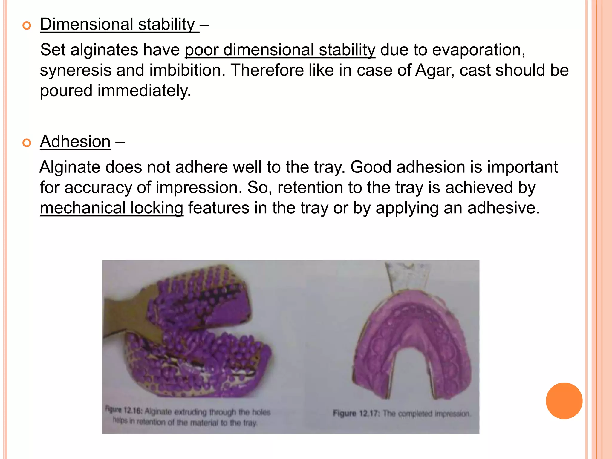 Alginate Dental Material | PPTX