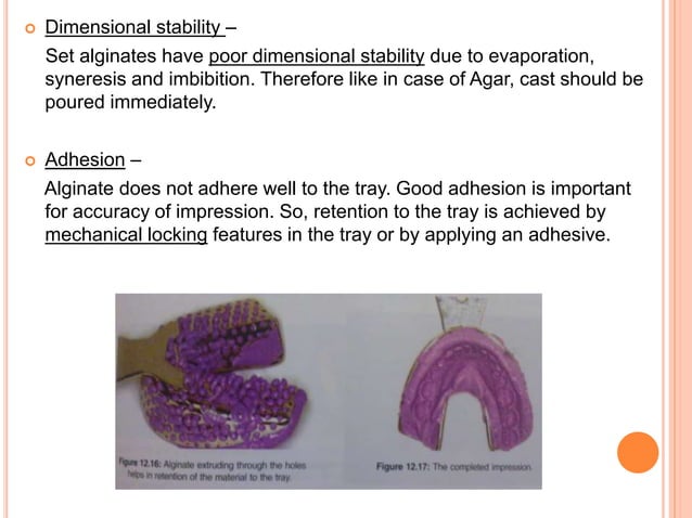Alginate Dental Material | PPTX | Oral care | Personal Care
