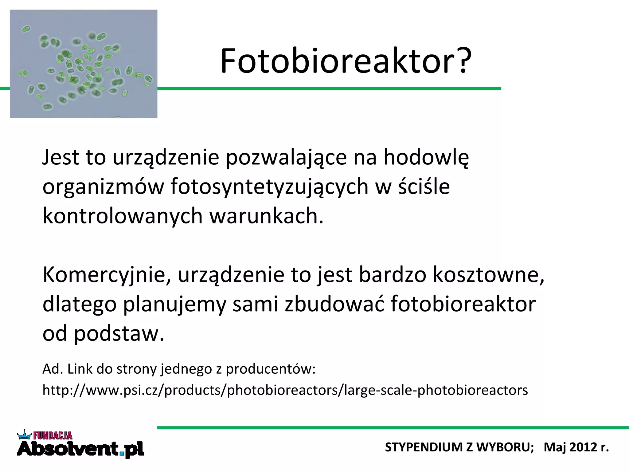 Algi w biotechnologii v1 | PPT