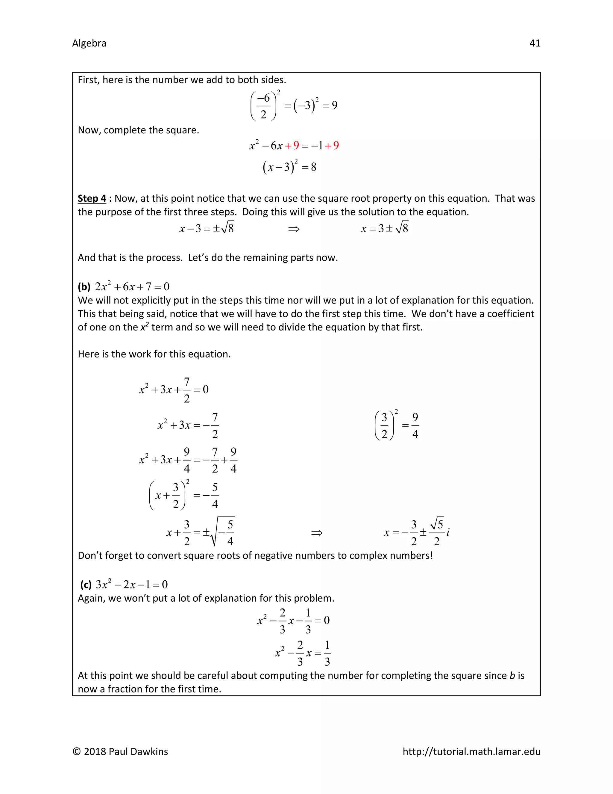 Alg linear equation and up