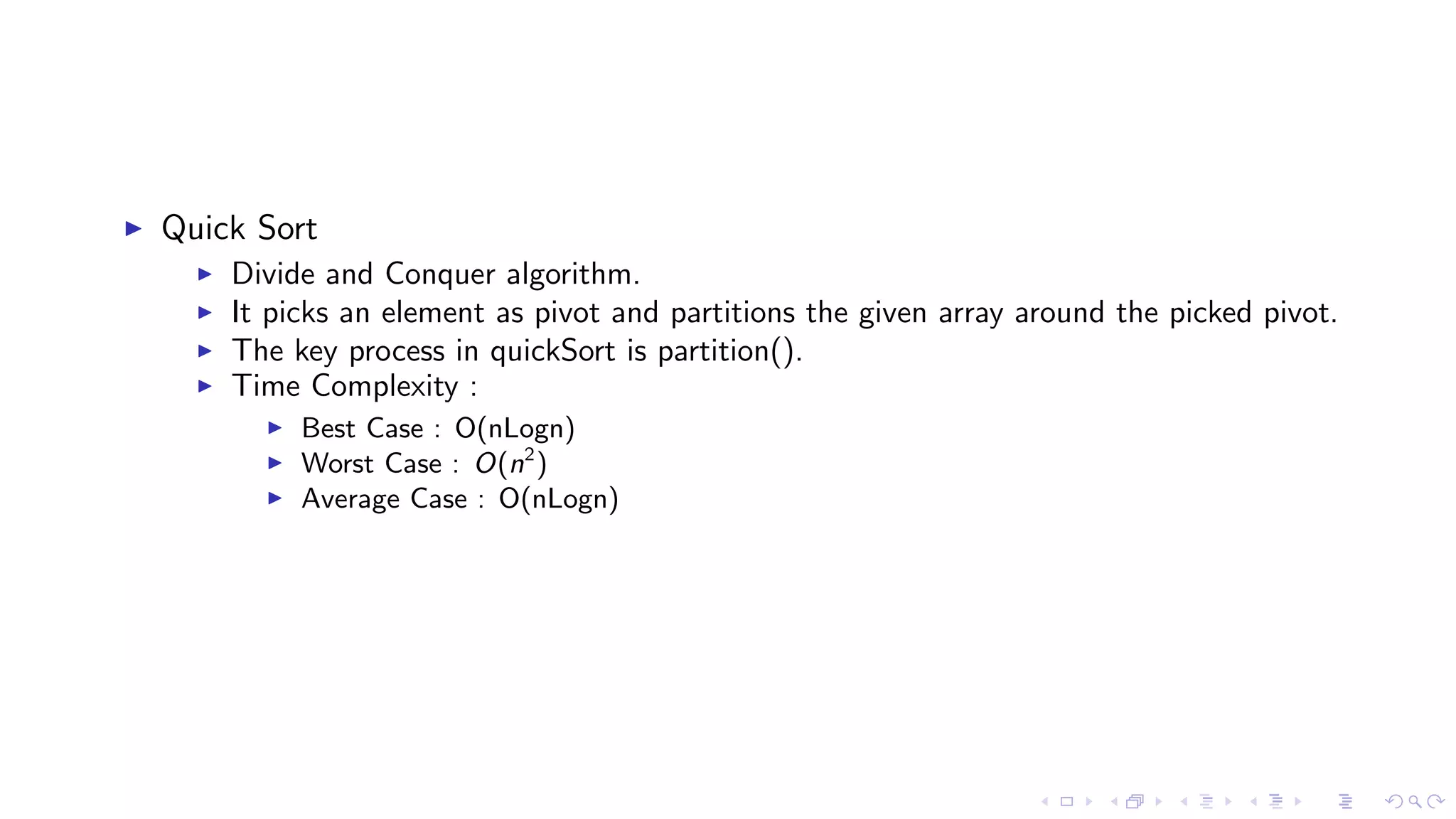 Basic Fresher Algorithm | PPT