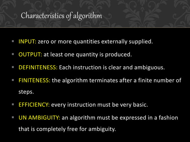 Algorithm - Introduction | PPT
