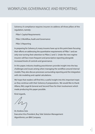 Workflow, Governance & Reporting | PDF