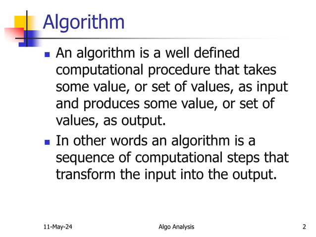 introduction to algorithm for beginneer1 | PPT