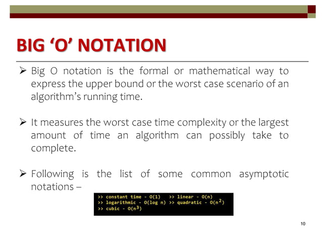 Algo analysis for computational programmingpptx | PPT