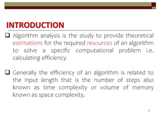 Algo analysis for computational programmingpptx | PPT