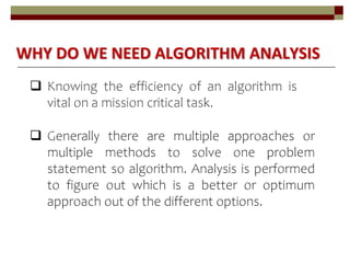 Algo analysis for computational programmingpptx | PPT