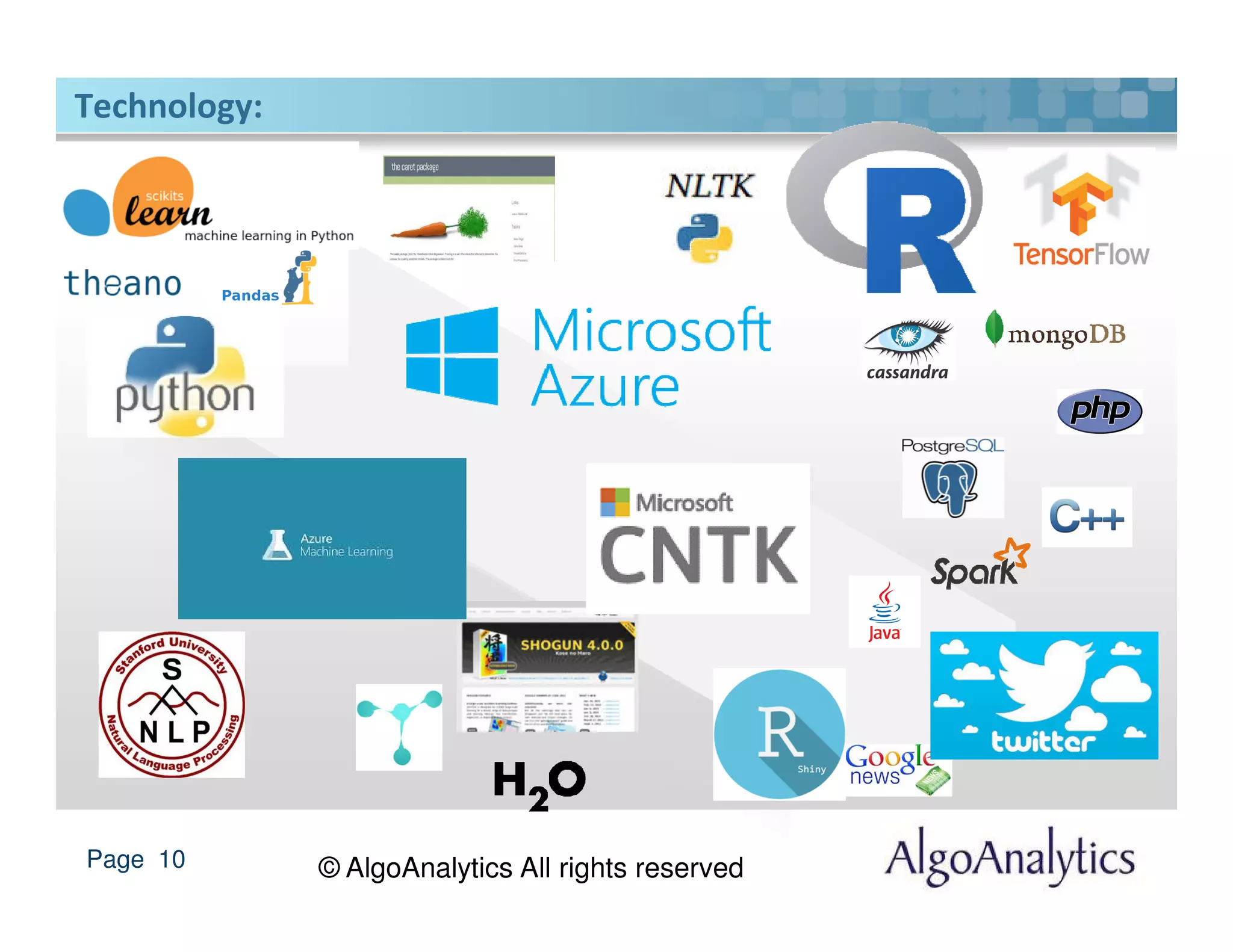 AlogoAnalytics Company Presentation | PPT