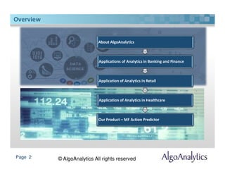 AlogoAnalytics Company Presentation | PPT