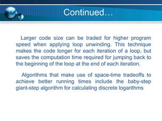 algocomplexity cost effective tradeoff in | PPTX