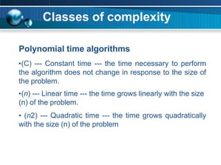 algocomplexity cost effective tradeoff in | PPTX