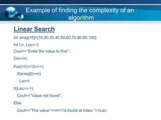 algocomplexity cost effective tradeoff in | PPTX