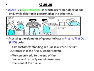 stack and queue array implementation, java. | PPT