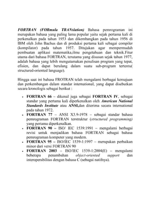 Programming Language (Algol,fortran,basic) | PDF