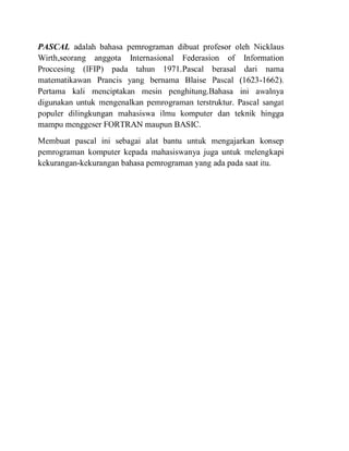 Programming Language (Algol,fortran,basic) | PDF