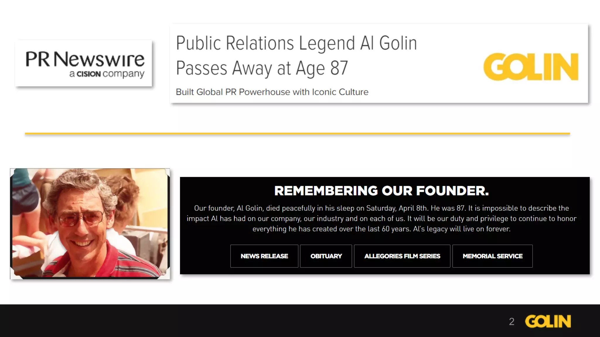 Remembering Al Golin | PDF