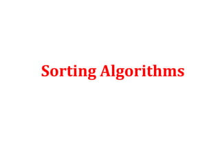 Counting Sort and Radix Sort Algorithms | PPT