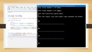 Algorithm project by Foysal | PPT | Free Download