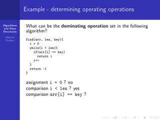 Algorithem complexity in data sructure | PPT