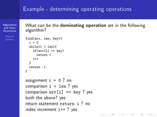 Algorithem complexity in data sructure | PPT