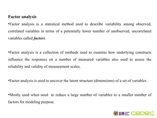 Decentralized Data Fusion Algorithm using Factor Analysis Model | PPT