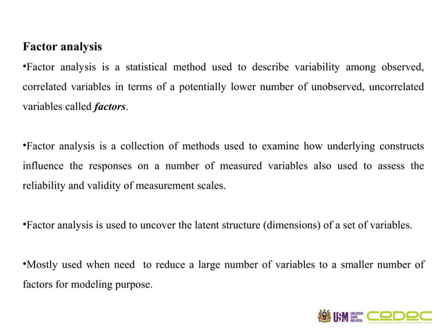 Decentralized Data Fusion Algorithm Using Factor Analysis Model Ppt