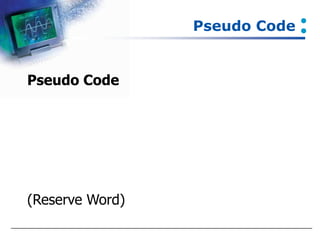 Algorithm and flowchart | PPTX