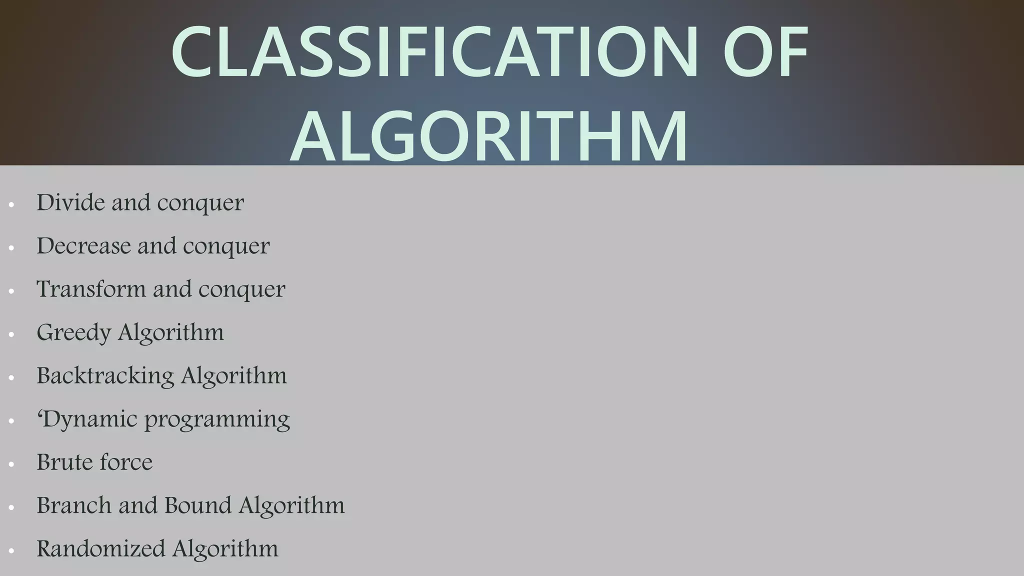 Algorithm | PPTX