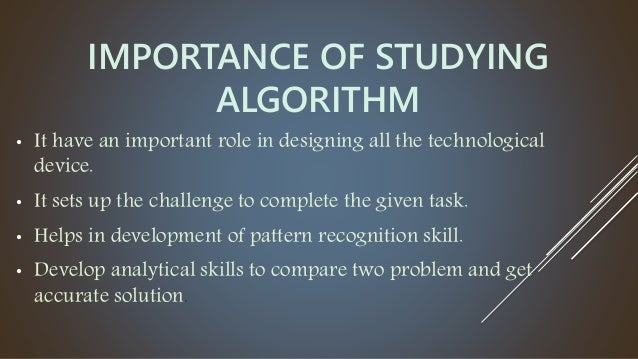 Algorithm